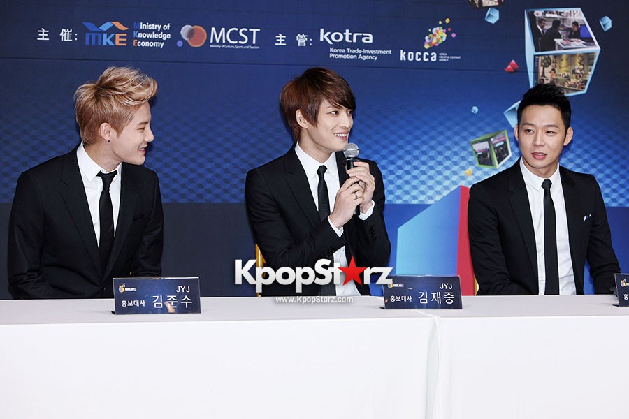 JYJ、日韓交流総合展（KBEE 2012）広報大使任命式【写真26枚】 : 写真 : KpopStarz 日本語版